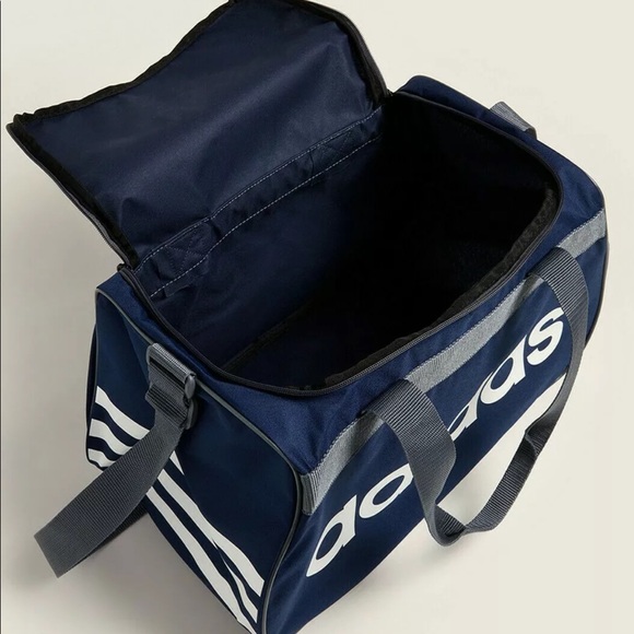 adidas | Bags | Adidas Diablo Duffel Bag Navy Large White Logo | Poshmark